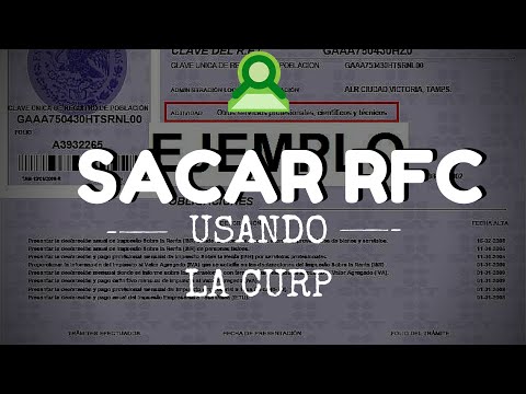 Como sacar RFC con CURP