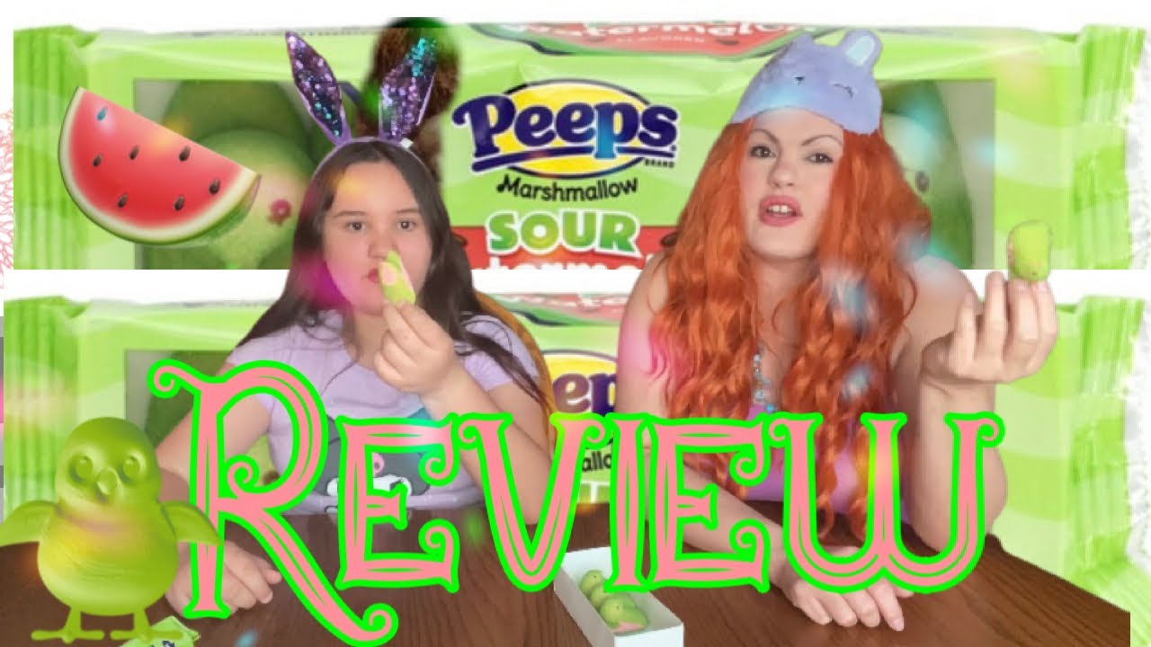 Peeps Sour Watermelon Review - YouTube