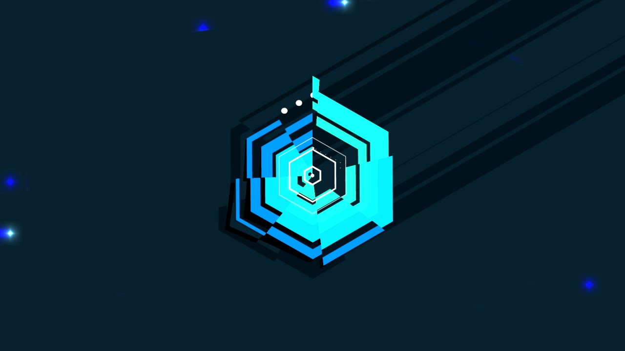 polygon design with audio in after effects - YouTube