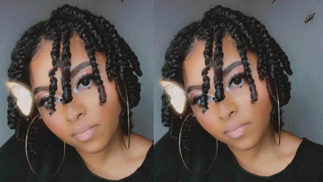 HOW TO💦 MINI TWIST/ TWO STRAND TWIST Properly on MEDIUM Natural Hair ...
