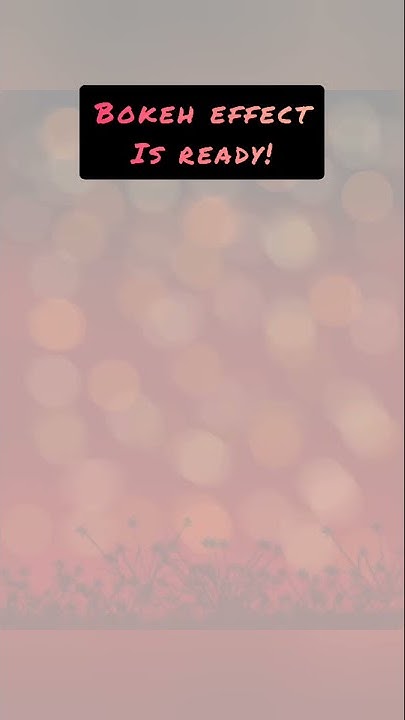 Bokeh Effect | Tutorial | ibis paint X | beginner friendly | Easy painting | Night effect ...