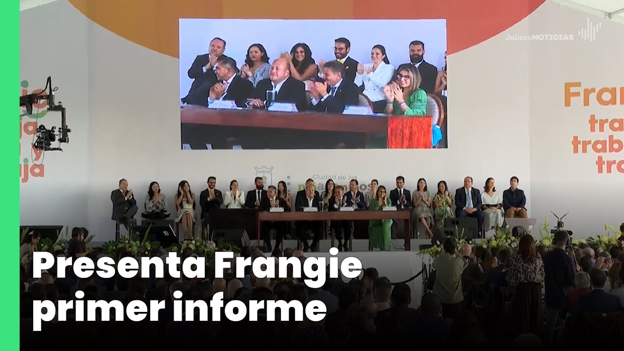 Presenta Frangie primer informe | Jalisco Noticias - YouTube
