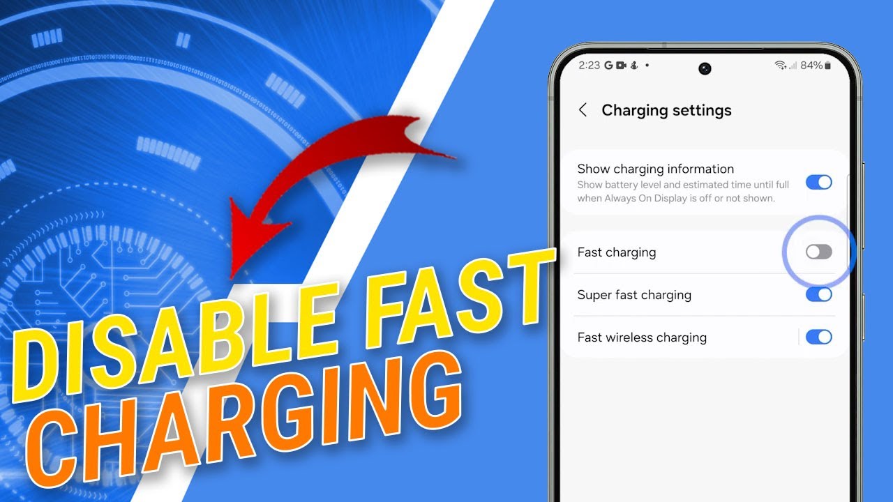 How To Disable Fast Charging on Samsung Galaxy - YouTube