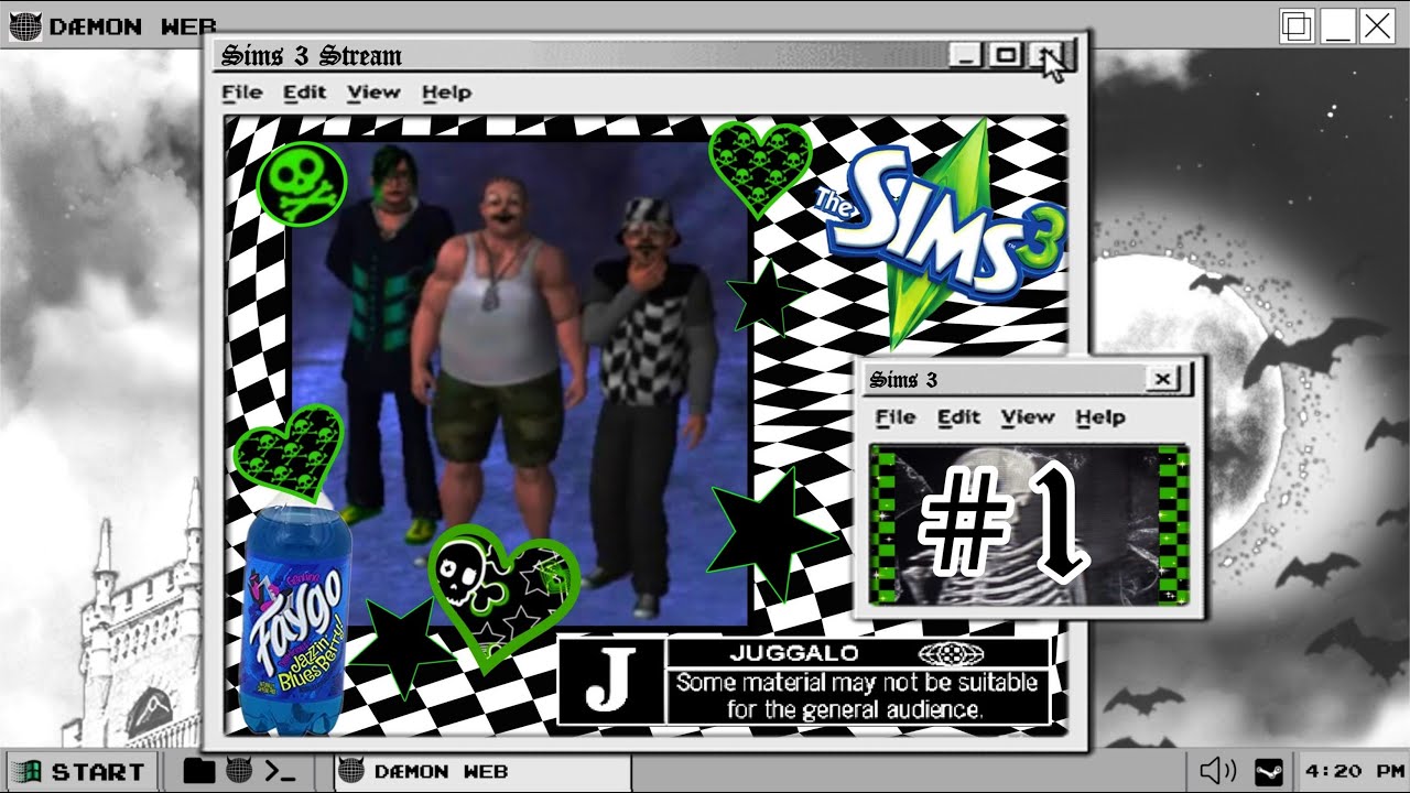 Creating Monsters With Special Guest Muhhhrie! | Sims 3 Stream (Part 1 ...