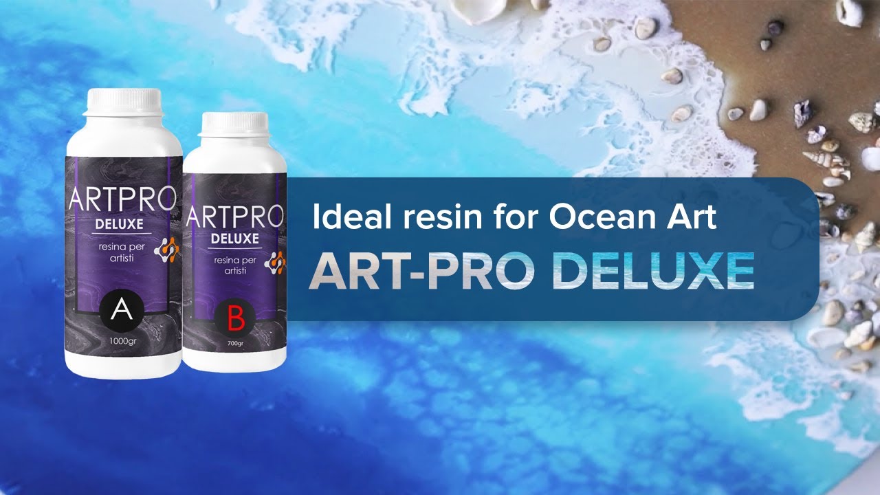 ULTRA-HIGH VISCOSITY epoxy resin for artists: making Ocean Art with Art ...