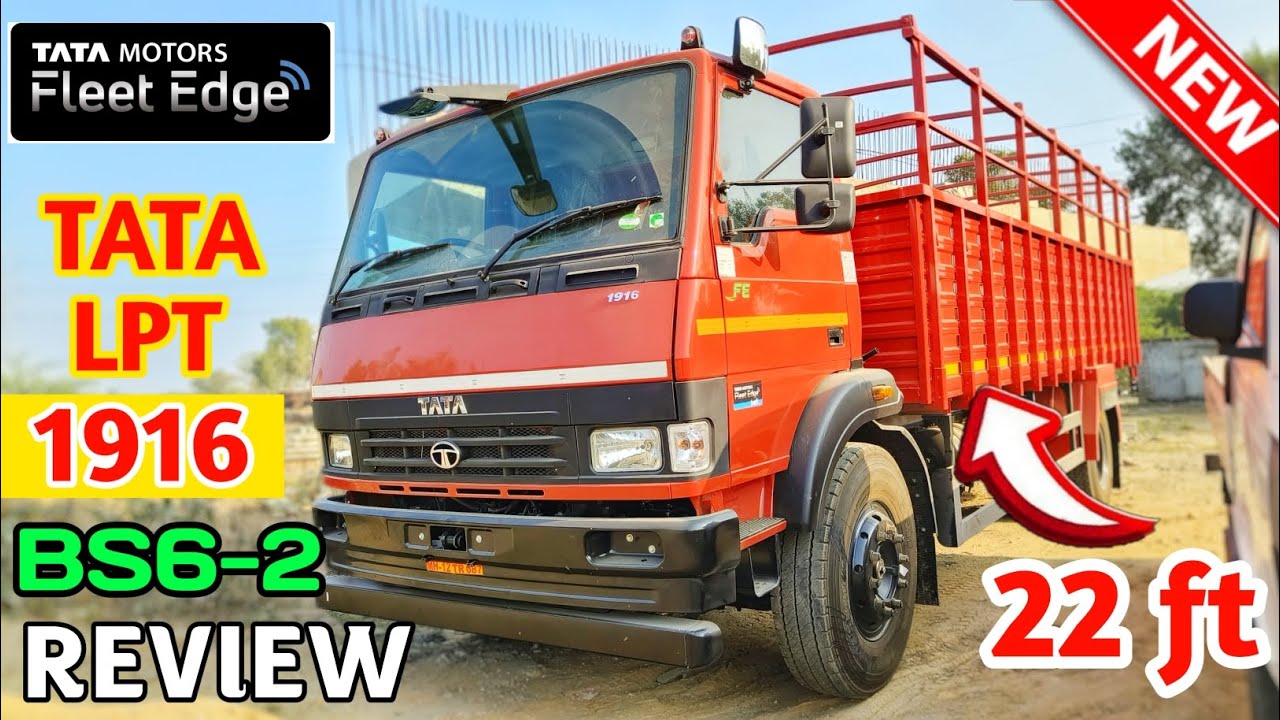 New Tata LPT 1916 BS6-2 Truck Review 💥 6 Wheel Lpt Truck Price Mileage ...