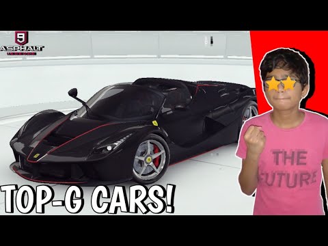 Driving Top-G cars in Asphalt 9 (hindi) - YouTube