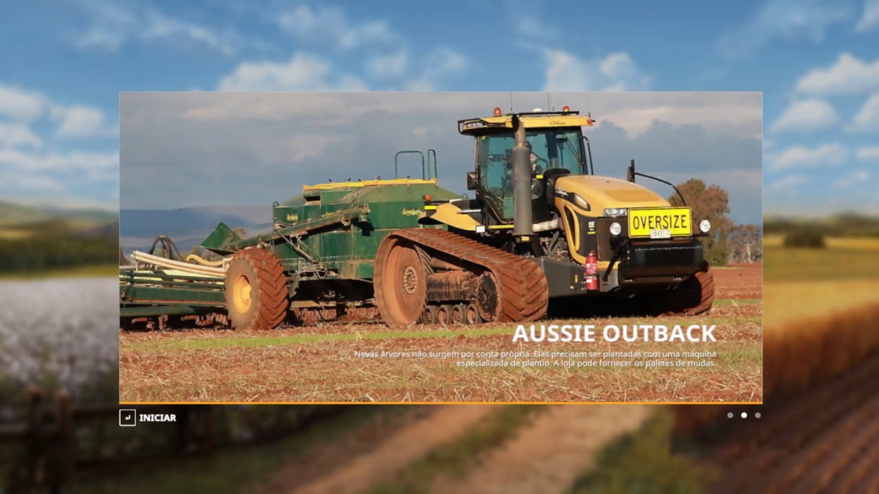 Fs 19 Mapa Aussie Outback Austrália Farm - YouTube