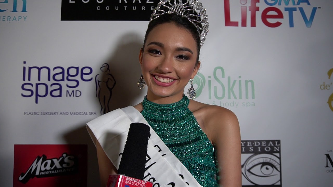 INTERVIEW WITH NEWLY CROWNED MISS MANILA UP 2019, AMANDA RUSSO - YouTube