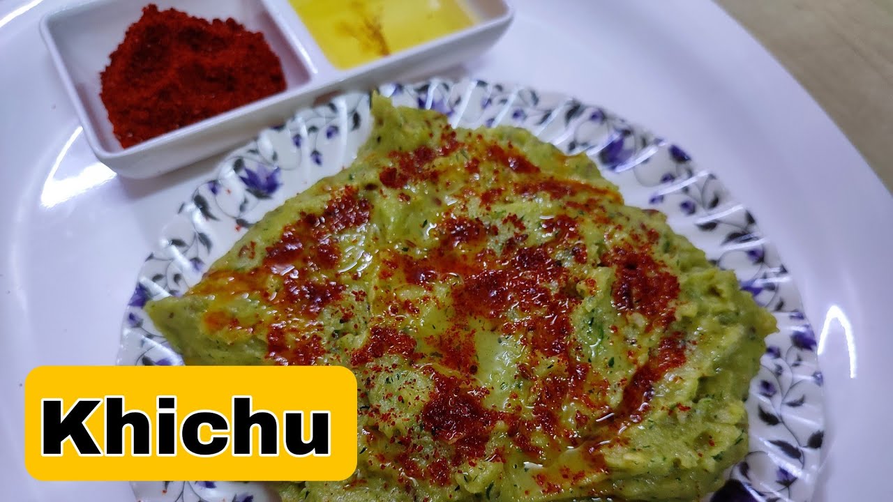 Masale daar gujarati nashta masala khichu | Khichu recipe | Simple ...