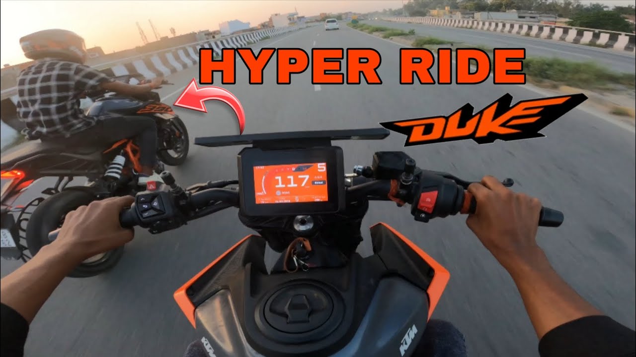HYPER RIDE FOR KTM DUKES 390 AND 250 GEN 3 RIDING VLOG - YouTube