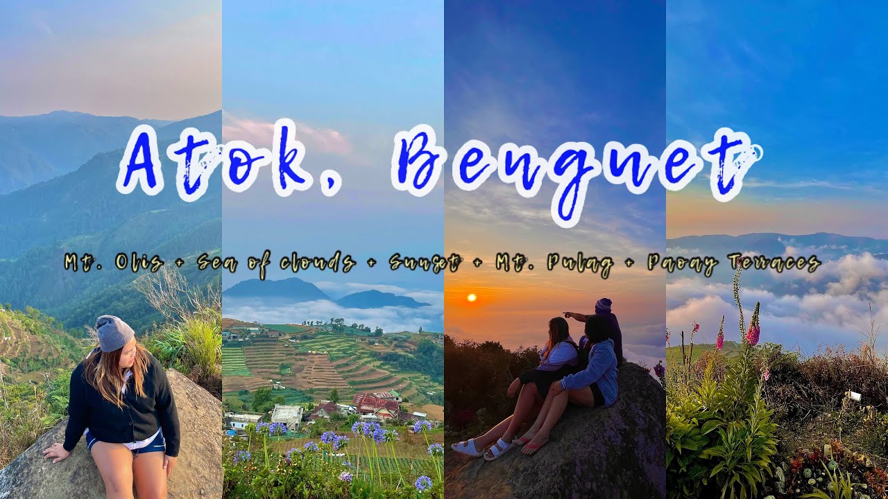 Atok, Benguet (halsema highway, half tunnel, mt. olis viewpoint, sea of ...