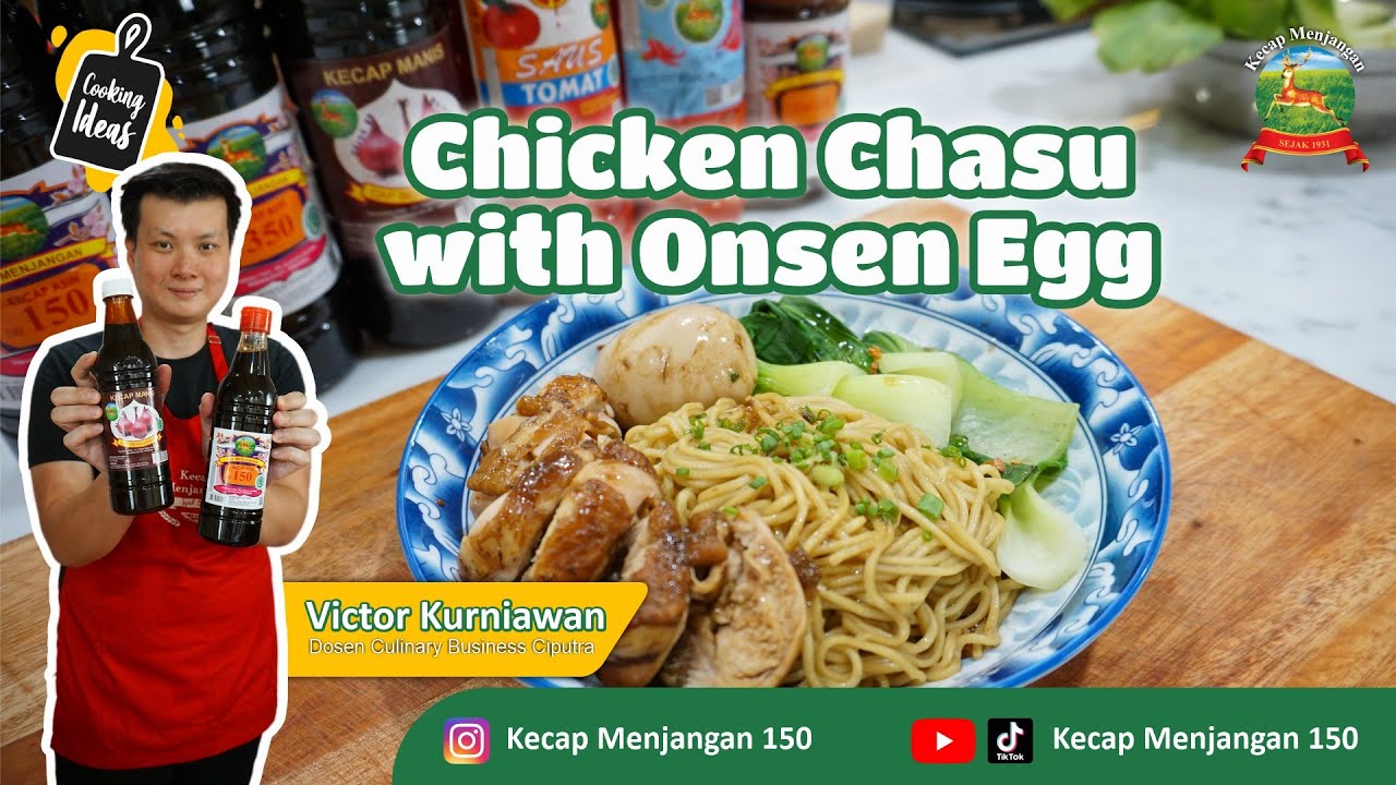 Chicken Chasu Onsen Egg with Kecap Menjangan - YouTube