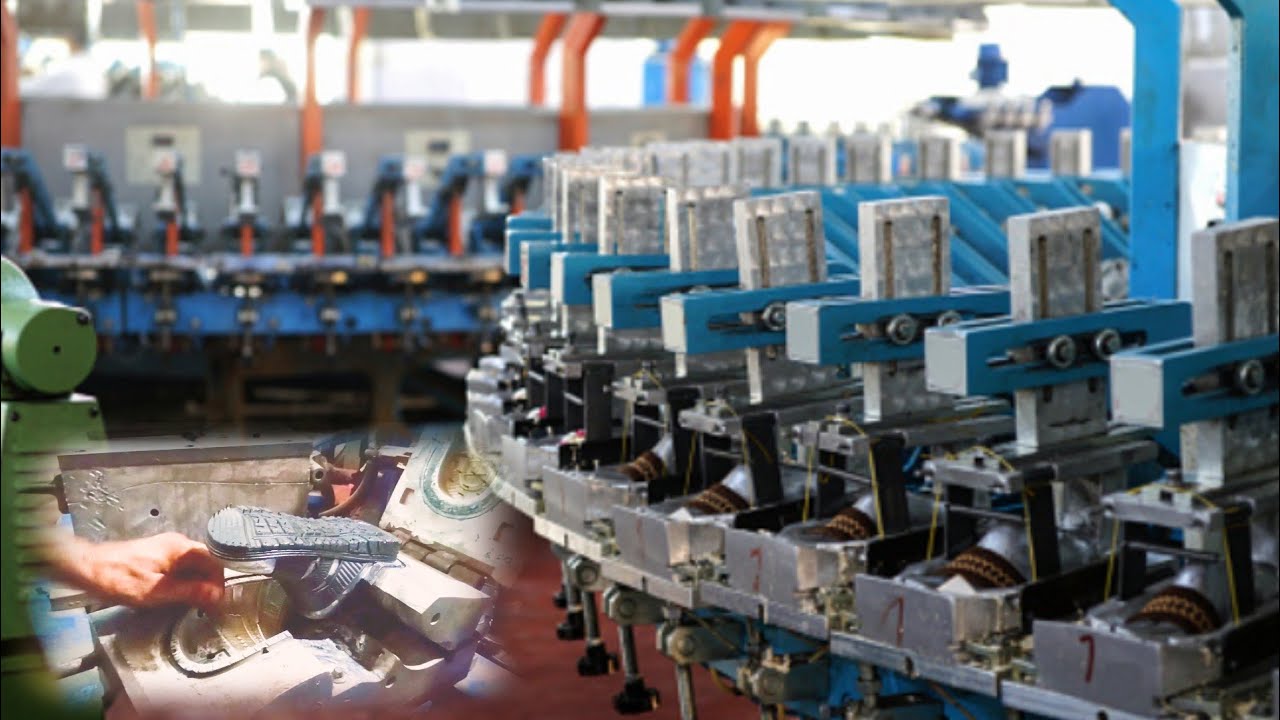 How to plastic slippers and shoes Making // factory | Salman Digital ...