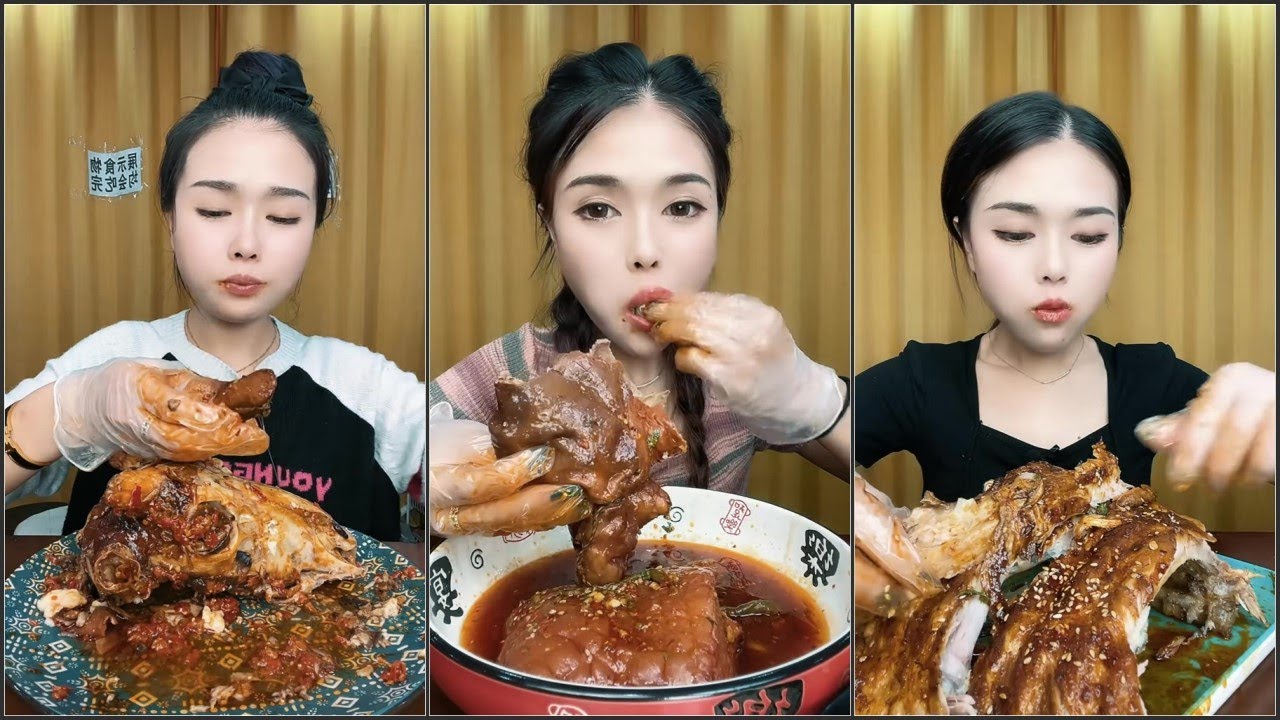 ASMR MUKBANG EATING SHOW COOKING FOOD @KIKI FOOD #119 - YouTube