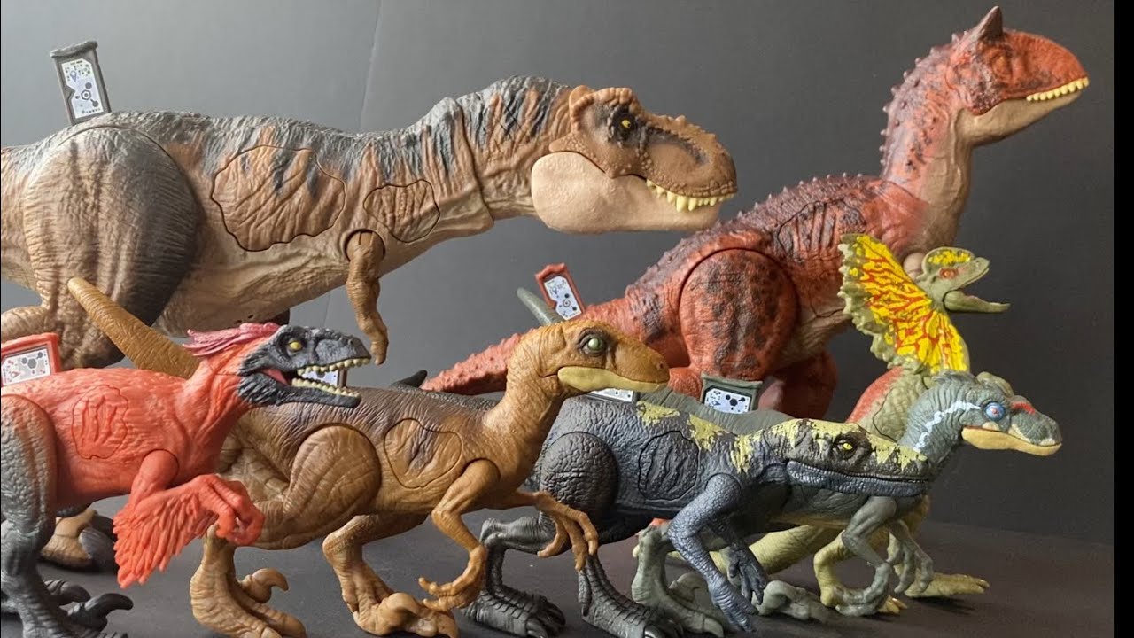 Jurassic World Epic Attack Dinosaur Scan Codes - YouTube