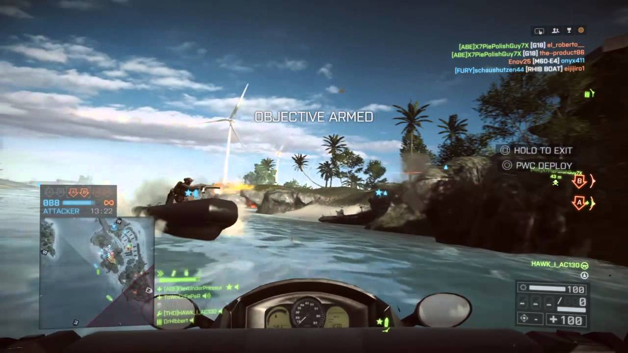 BF4 Rush CBJ-MS double XP weekend - YouTube
