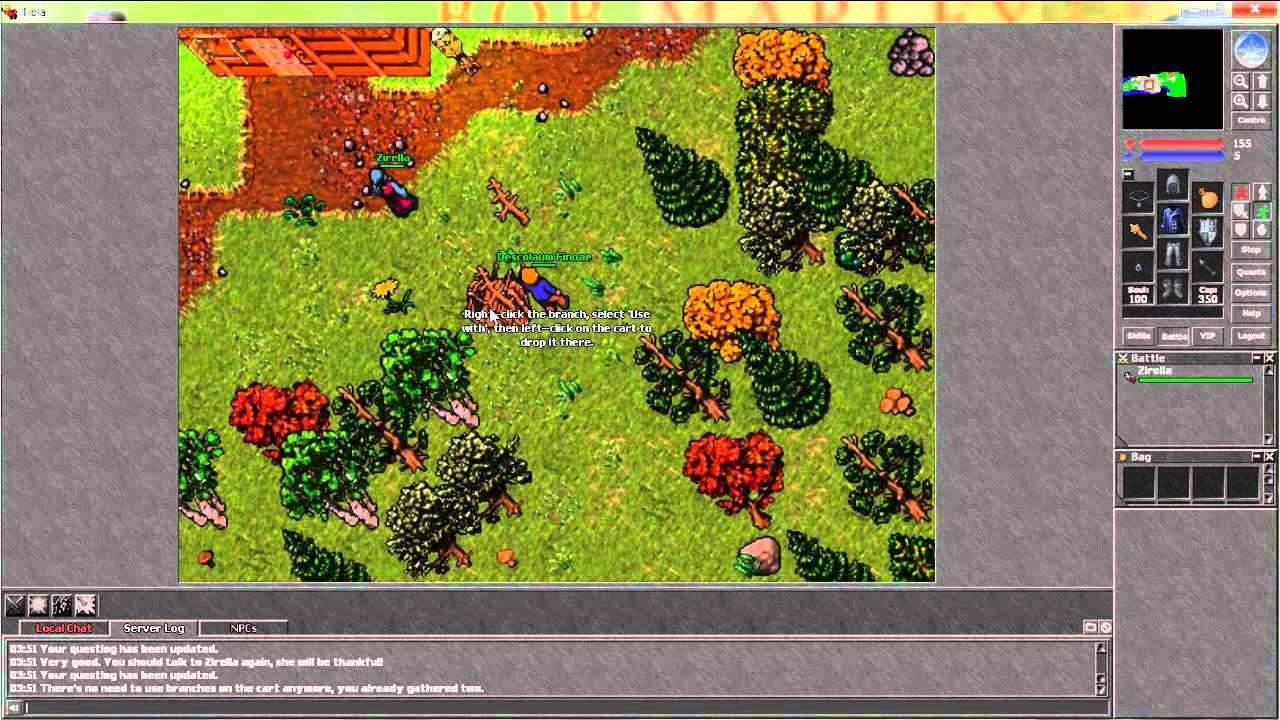 Tibia Tutorial 02 - Primeiros Passos - YouTube