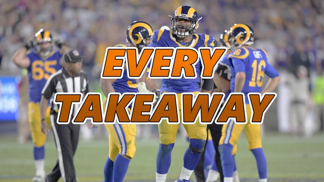 Every Takeaway Of The LA Rams 2018 Season - YouTube