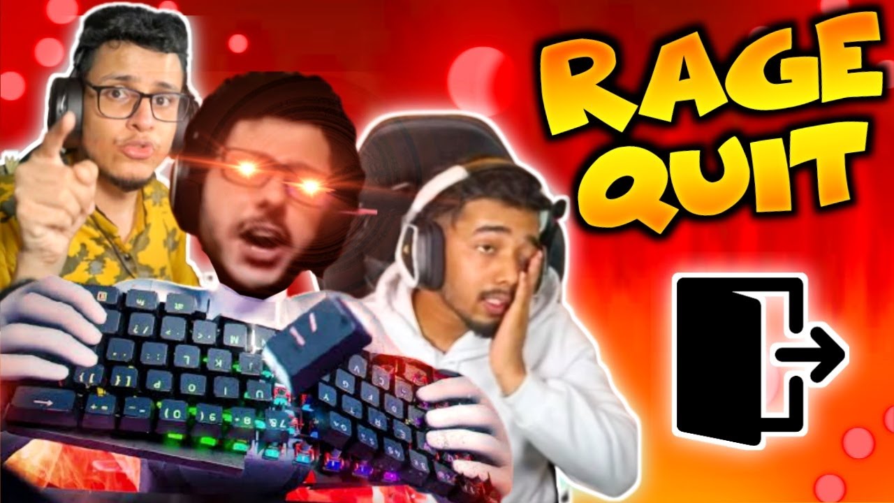 Indian Streamers Unexpected Rage Quit | Streamers Extreme Rage Moments ...