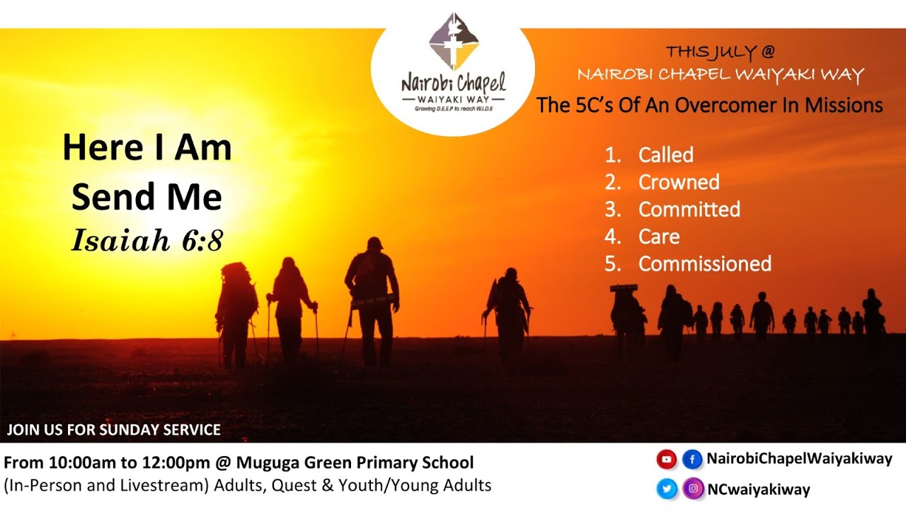 Here I Am Send Me | Commissioned For Missions - YouTube