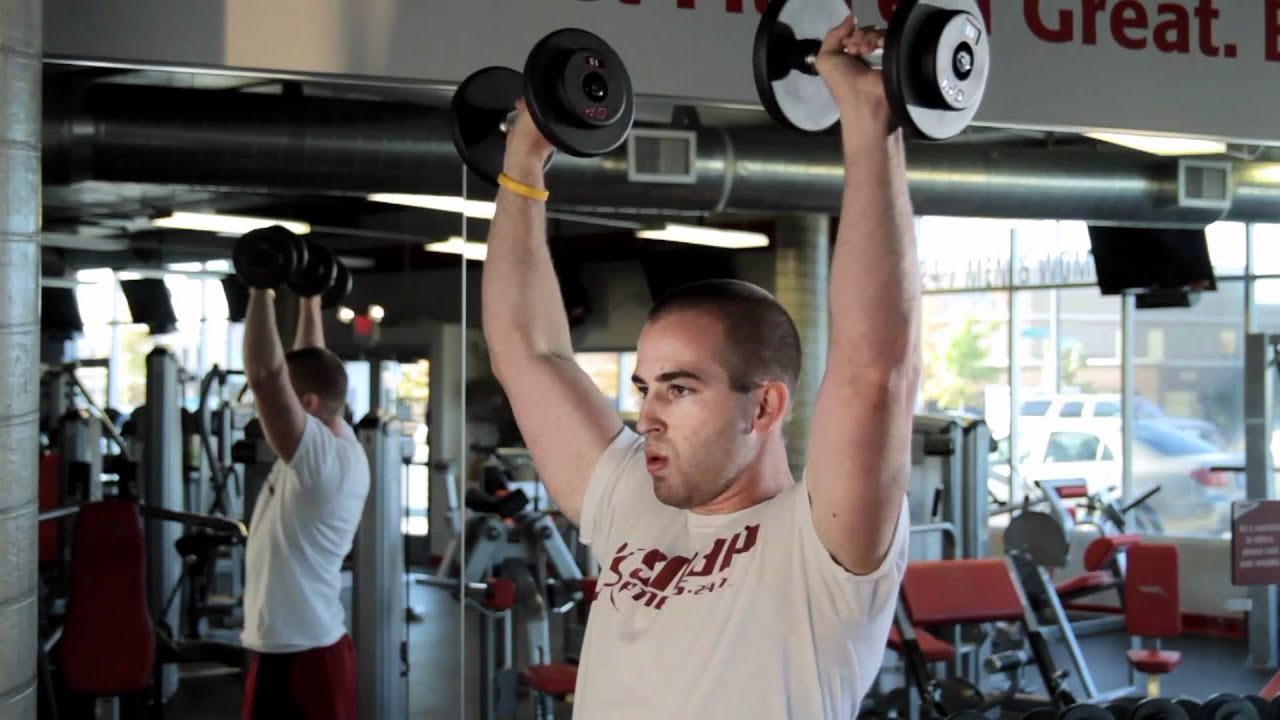 Dumbbell Overhead Shoulder Press - YouTube