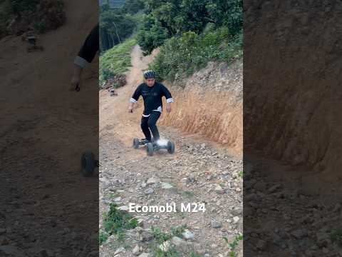 Ecomobl M24 Pro 4WD electric mountain board #eboard #skateboard #esk8 #offroad #ecomobl
