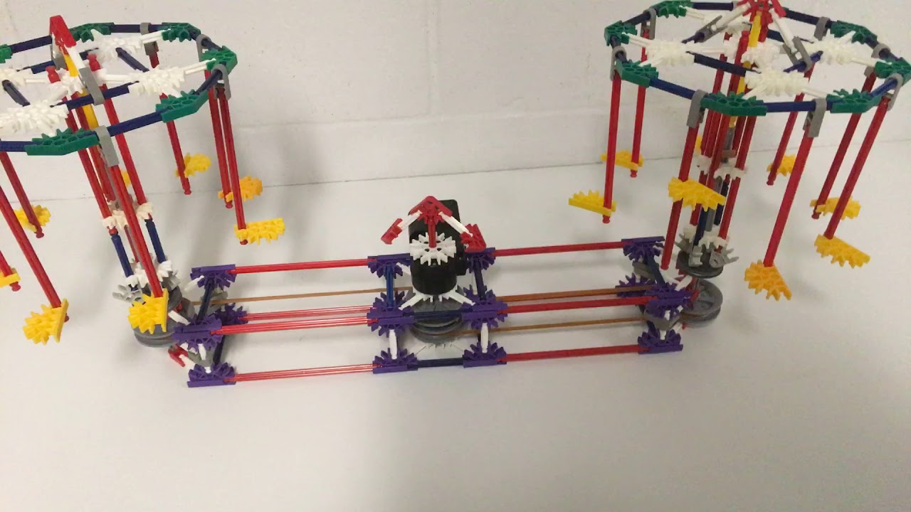 KNEX Simple Double Swing Ride - YouTube