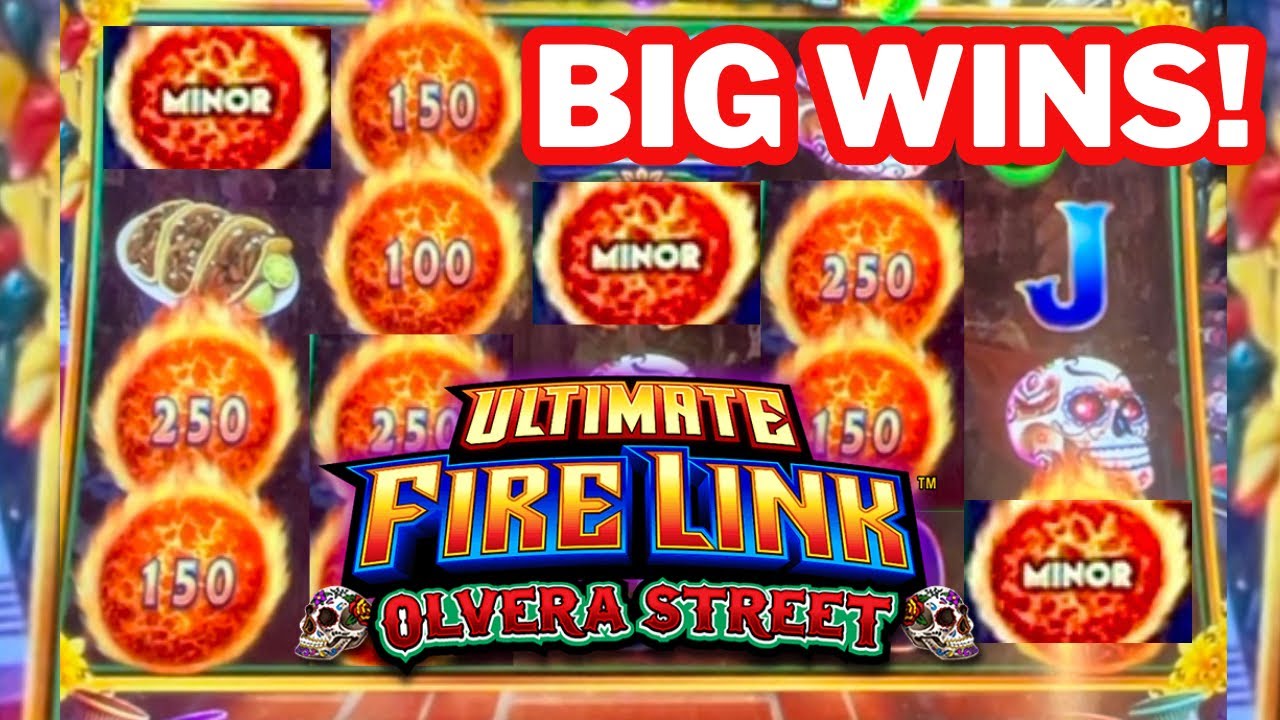 BIG WINS on ULTIMATE FIRE LINK Slot Machine! Made it to the TOP!! 🔥 ...