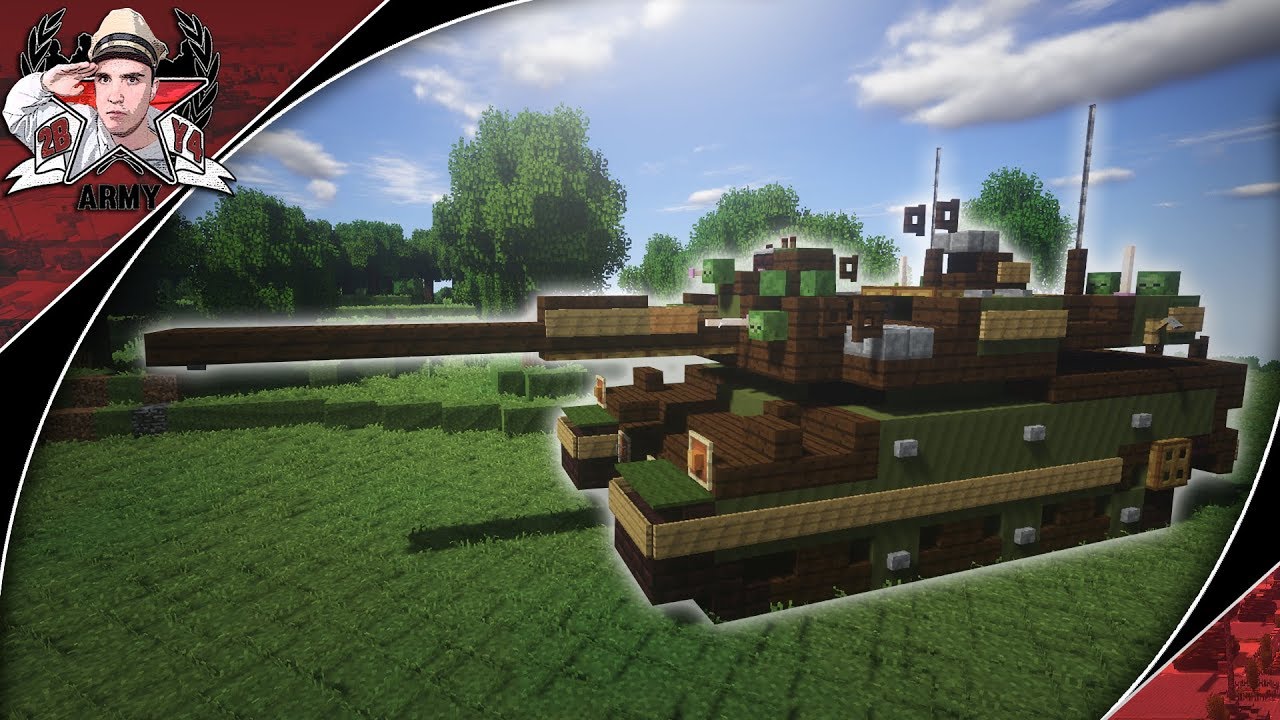 Minecraft: Modern K2 Black Panther | Main Battle Tank Tutorial - YouTube