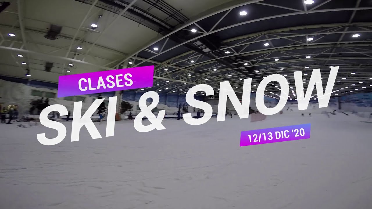 Clases de SKI y SNOW en SnowZone Xanadú. Diciembre 2020. EnMovimiento ...