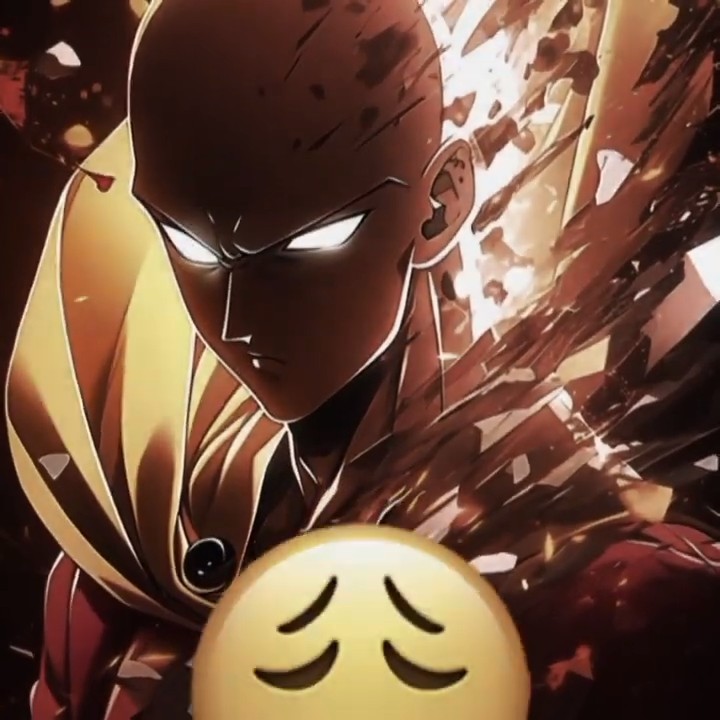 Angry Saitama 😵 so creepy #anime #onepunchman #saitama - YouTube