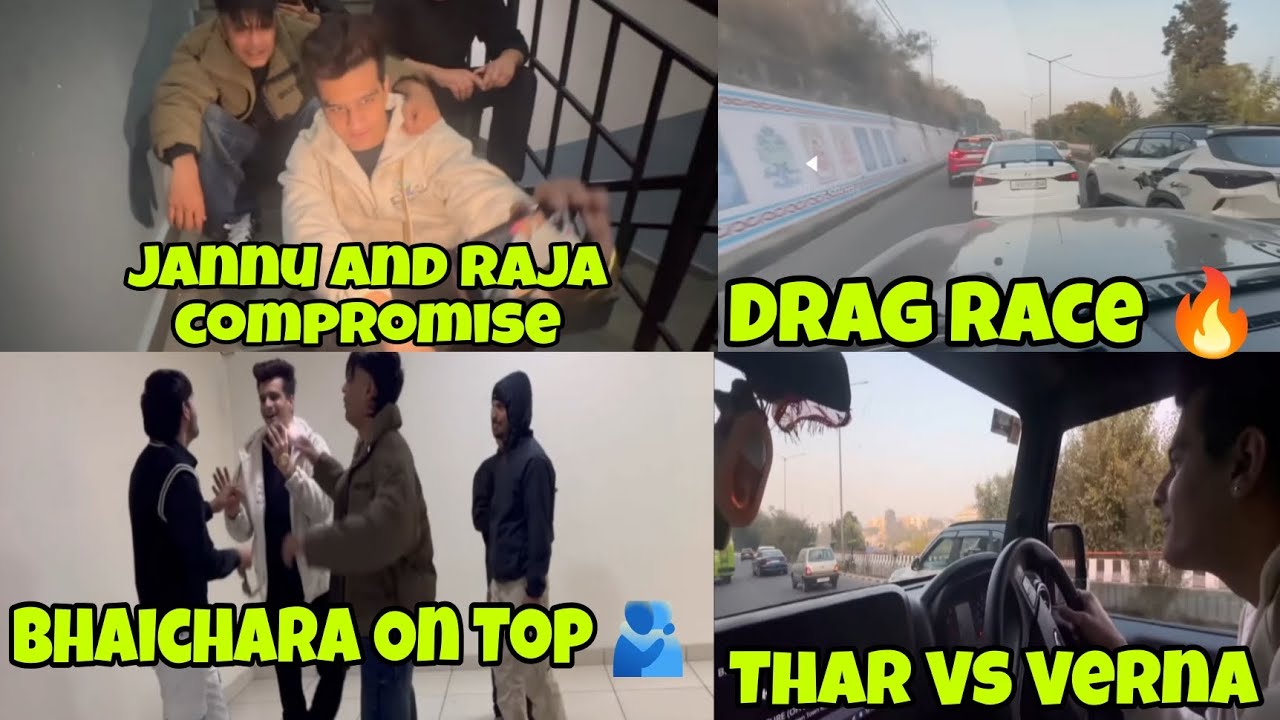 Jannu Stunts or Raja Dc me hua Compromise 🫂🔥 | Thar Vs Verna 🤯😈 - YouTube