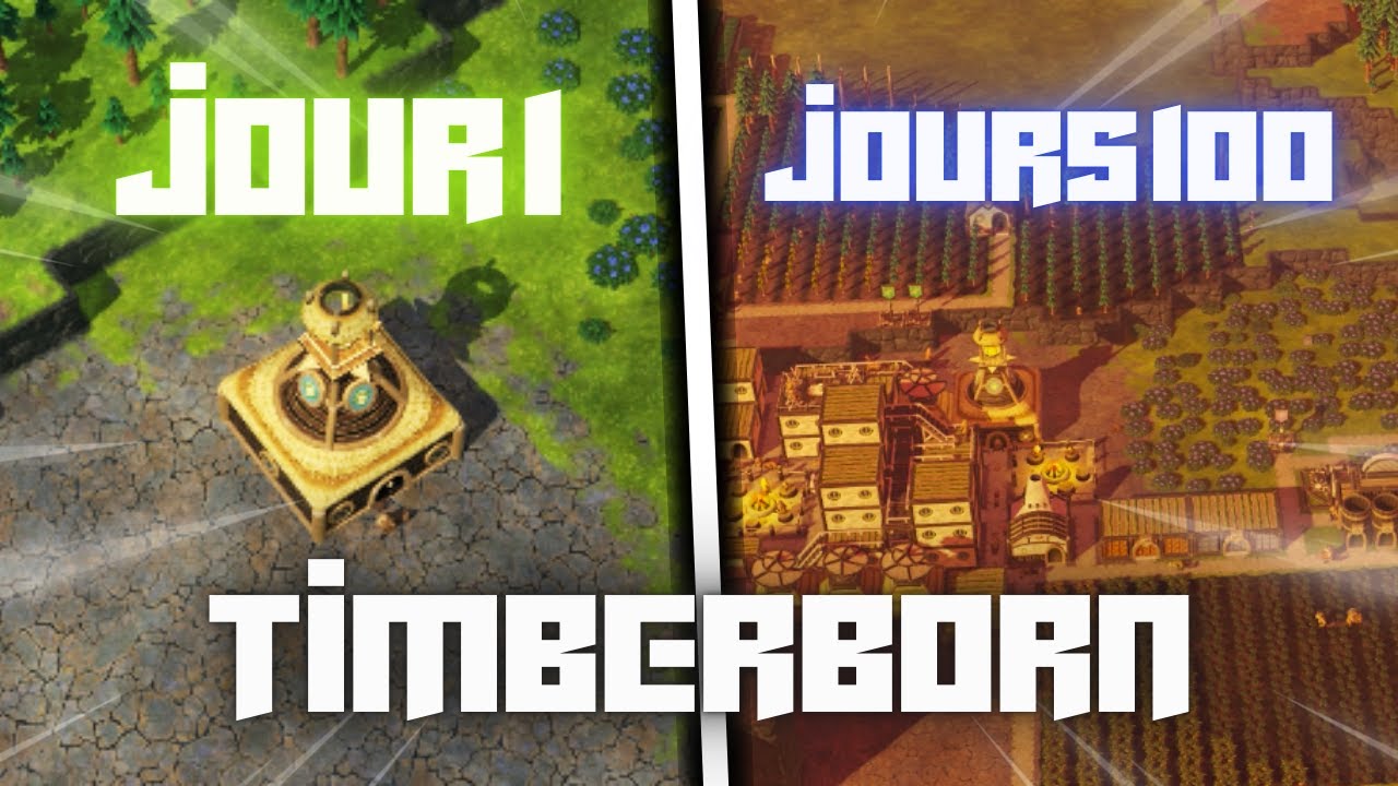 J'ai crée une colonie de castors en 100 jours dans Timberborn - YouTube
