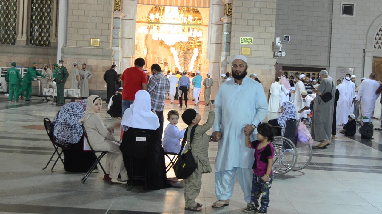 In Masjid Nabwi at Al Salam Gate - YouTube
