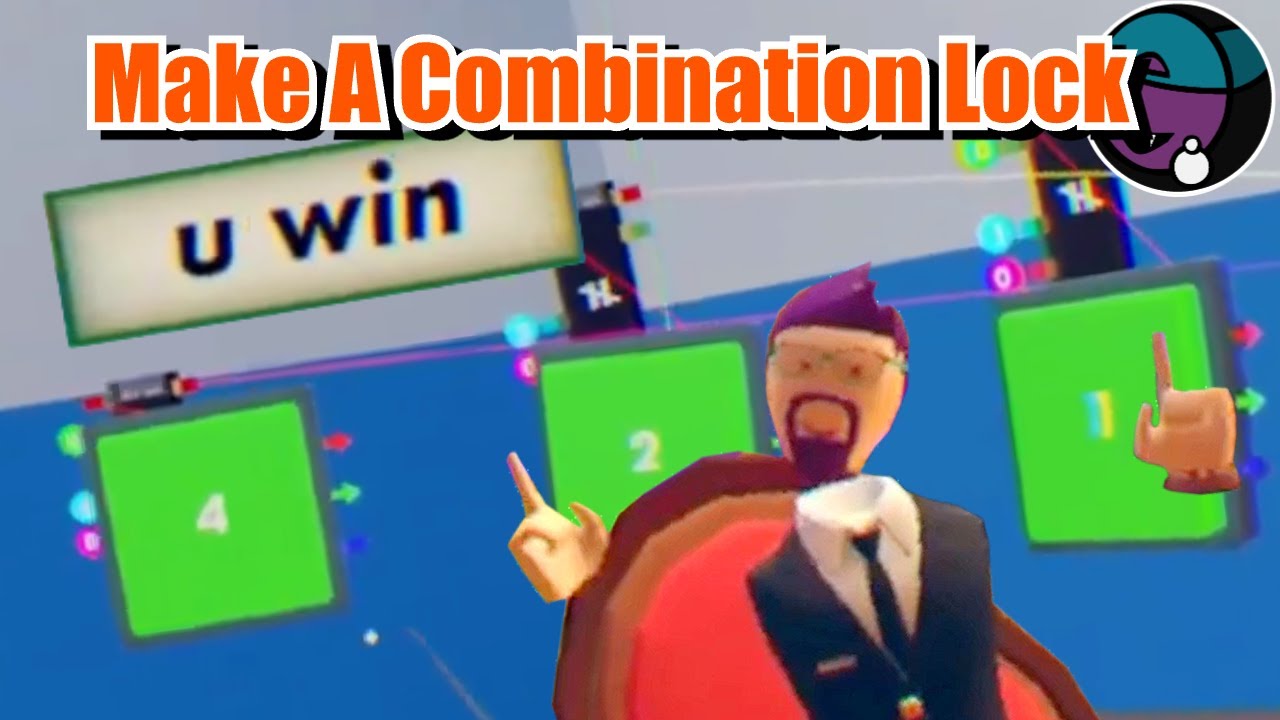 How To Make A Combination Lock In Rec Room (Part 1) | Rec Room Circuits ...