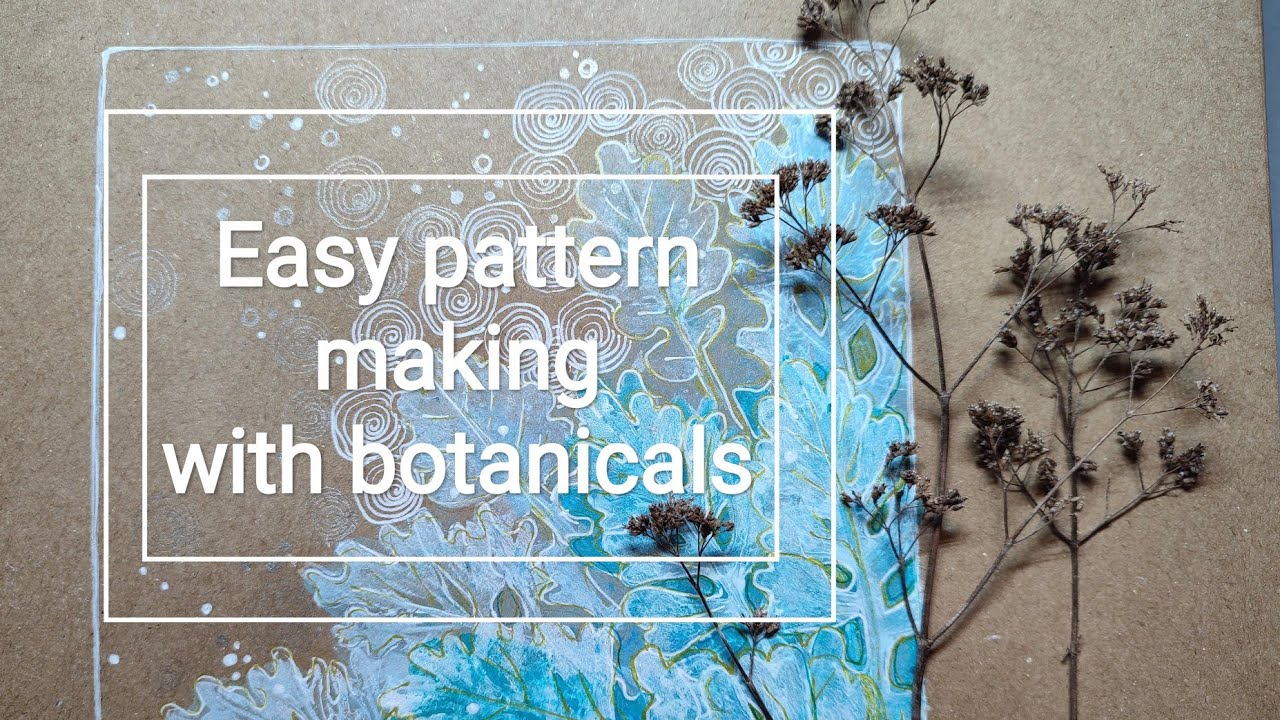 Easy pattern making with botanical prints/ Patterns/Easy prints ...