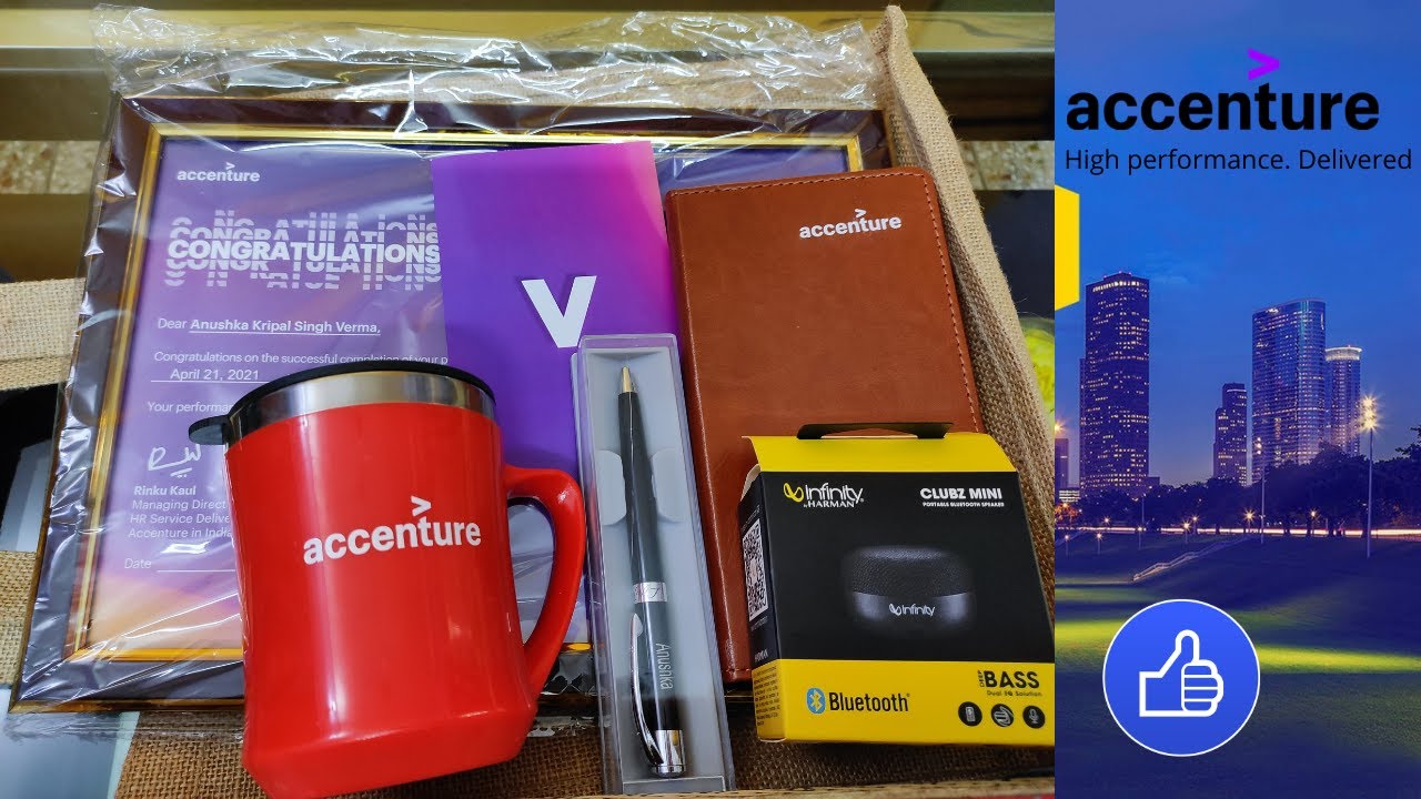 Accenture Goodies 2021-Internship, Gift from Accenture ️🤩😍2021 - YouTube