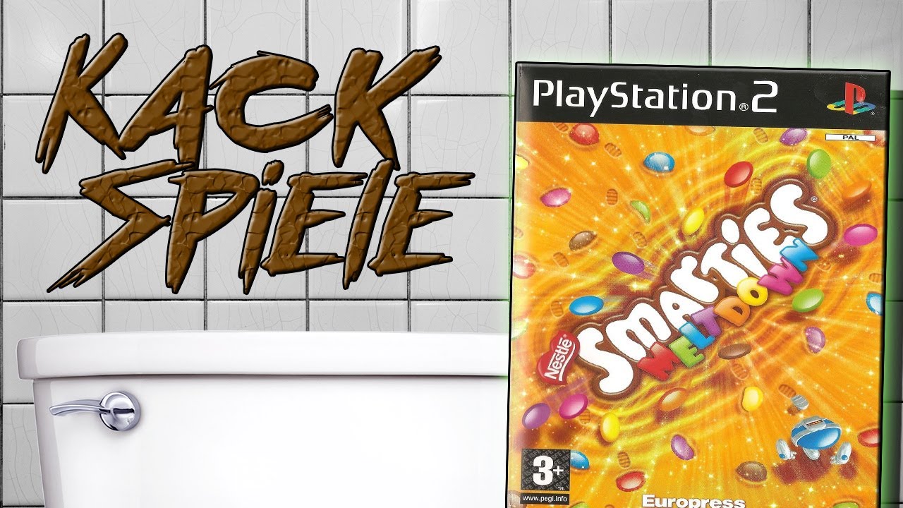Den Drops lutschen // KackSpiele #26 - Smarties Meltdown ( PS2 ) - YouTube