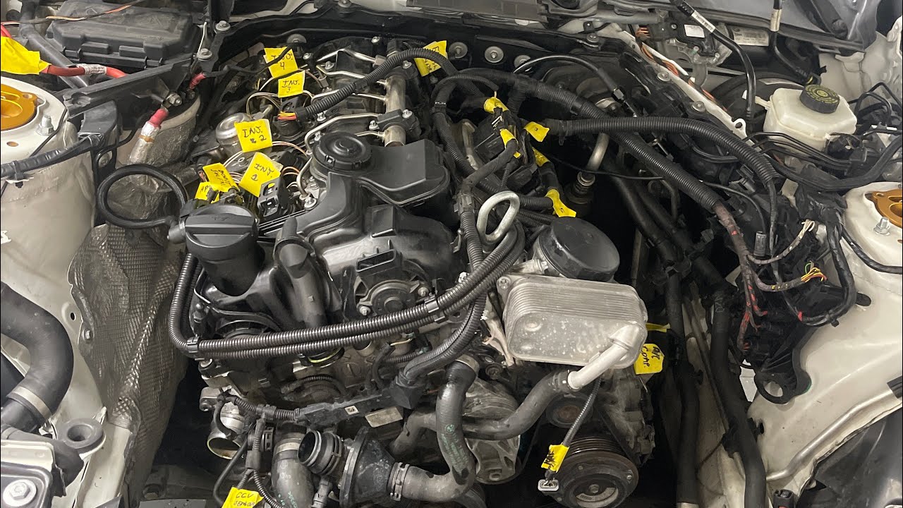 Bmw N20 F30 Build Episode 4 Clearing Misc Engine Bay Components Youtube