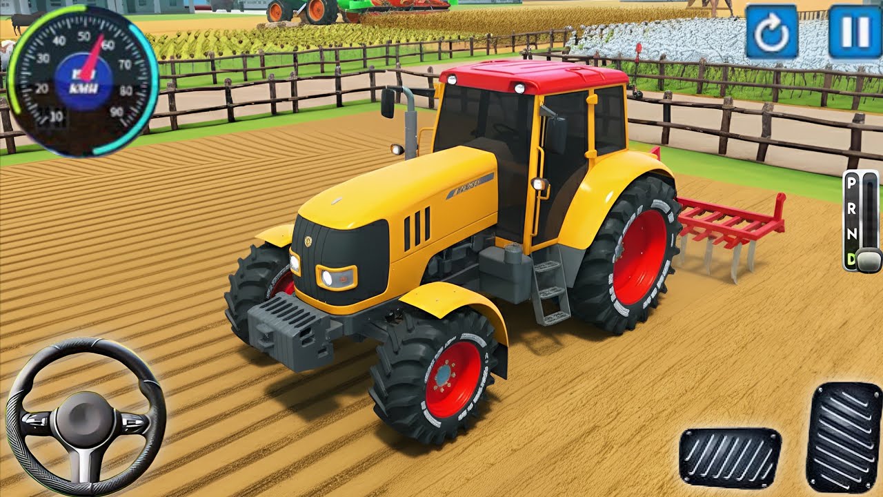 Modern Tractor Farming Driving Simulator 3D - New Tractor Games ...