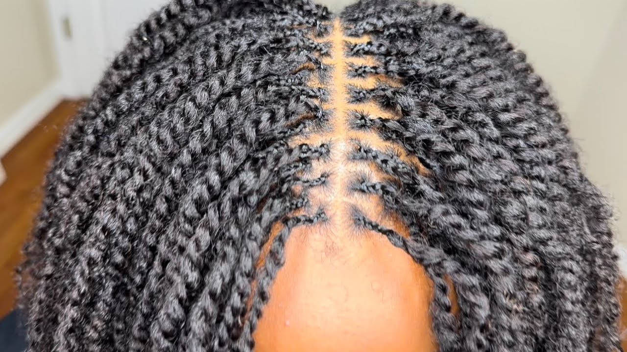 #579. THE BEST WAY TO DO MINI TWIST; HOT BRAIDS ; AFRO KINKY BULK ...