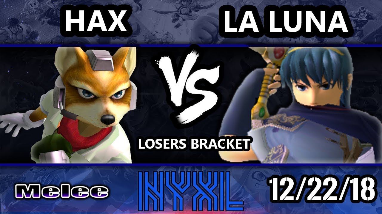 Smash Melee Tournament - Hax (Fox) Vs. La Luna (Marth) NYXL SSBM ...