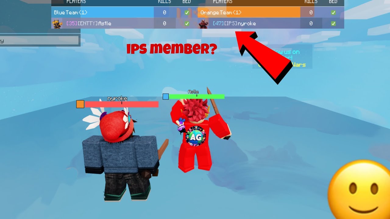 I 1v1’d a IPS MEMBER? (roblox bedwars) - YouTube