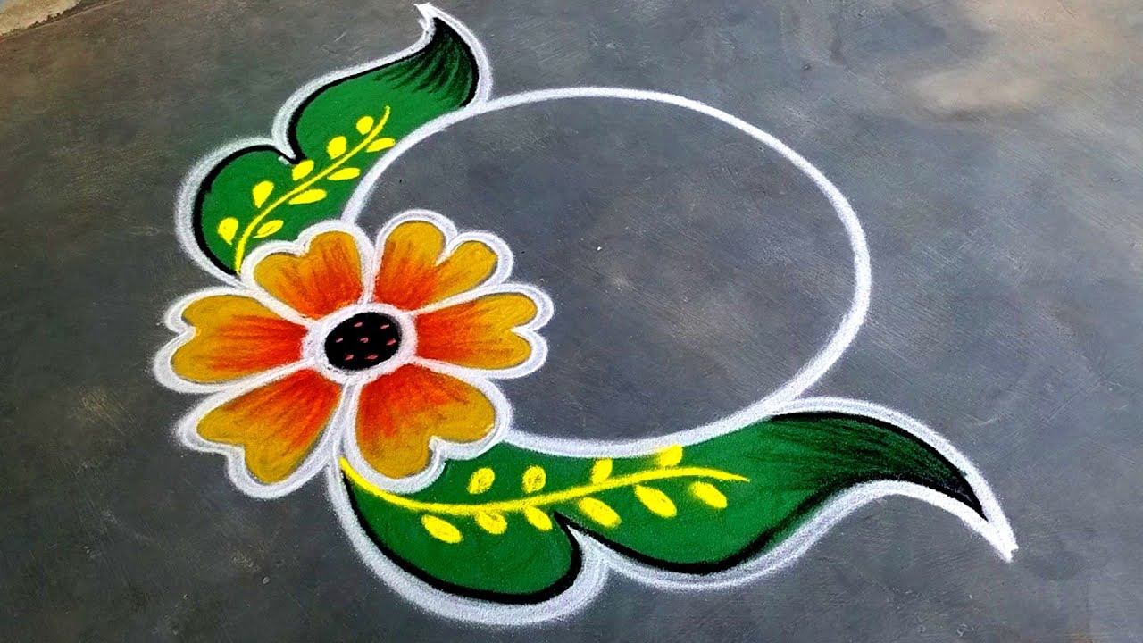 Diwali rangoli designs 2025🌹Diya rangoli design latest🌹Simple Diwali ...