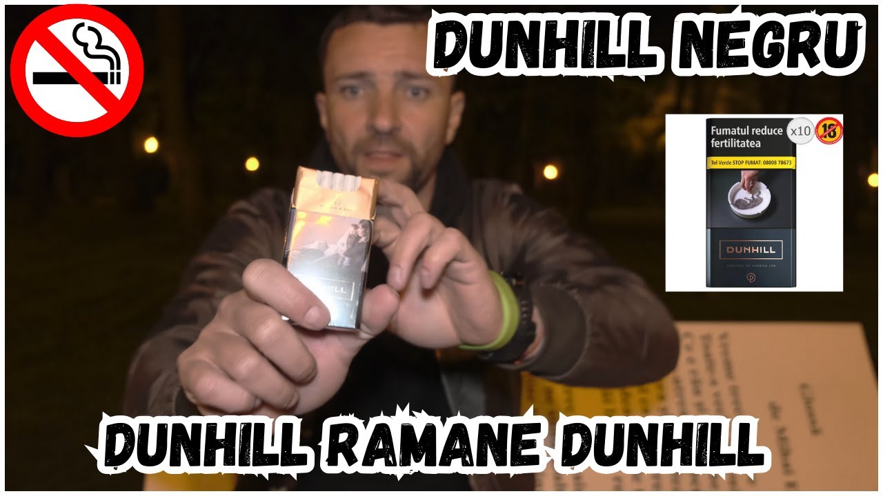 DUNHILL NEGRU - Ca De Obicei Dunhill Nu Dezamageste Chiar Daca Sunt Mai ...