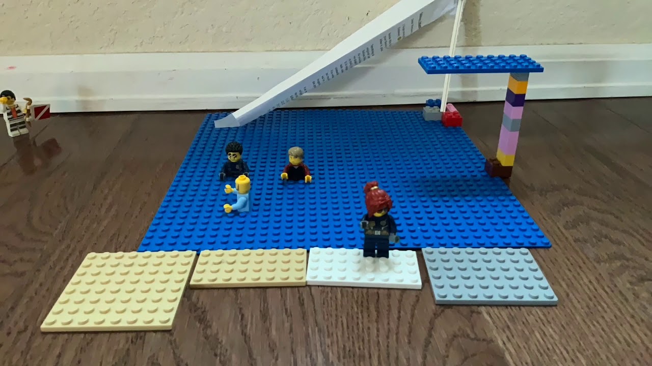 LEGO Swimming Olympics Supercool!!! - YouTube