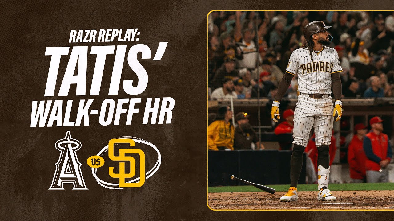 Razr Replay: Fernando Tatis Jr.'s First Career Walk-Off Home Run - YouTube