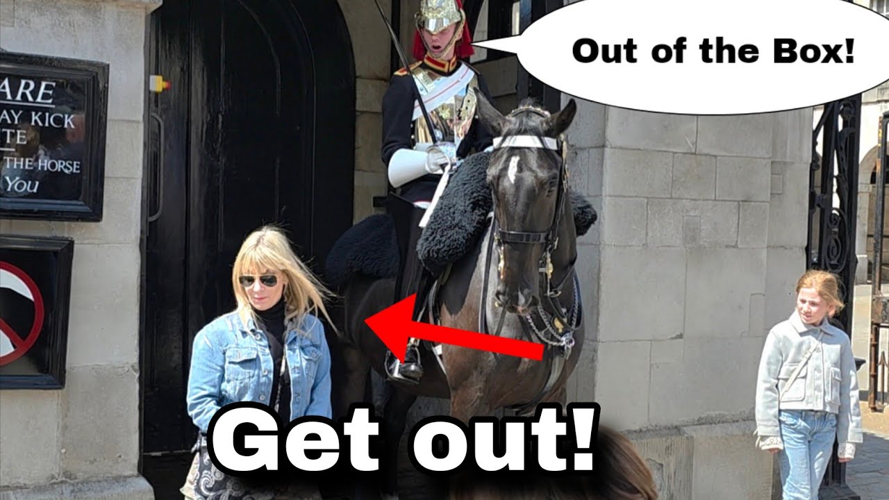 Watch this as tourist get shouted at for entering inside the box! - YouTube