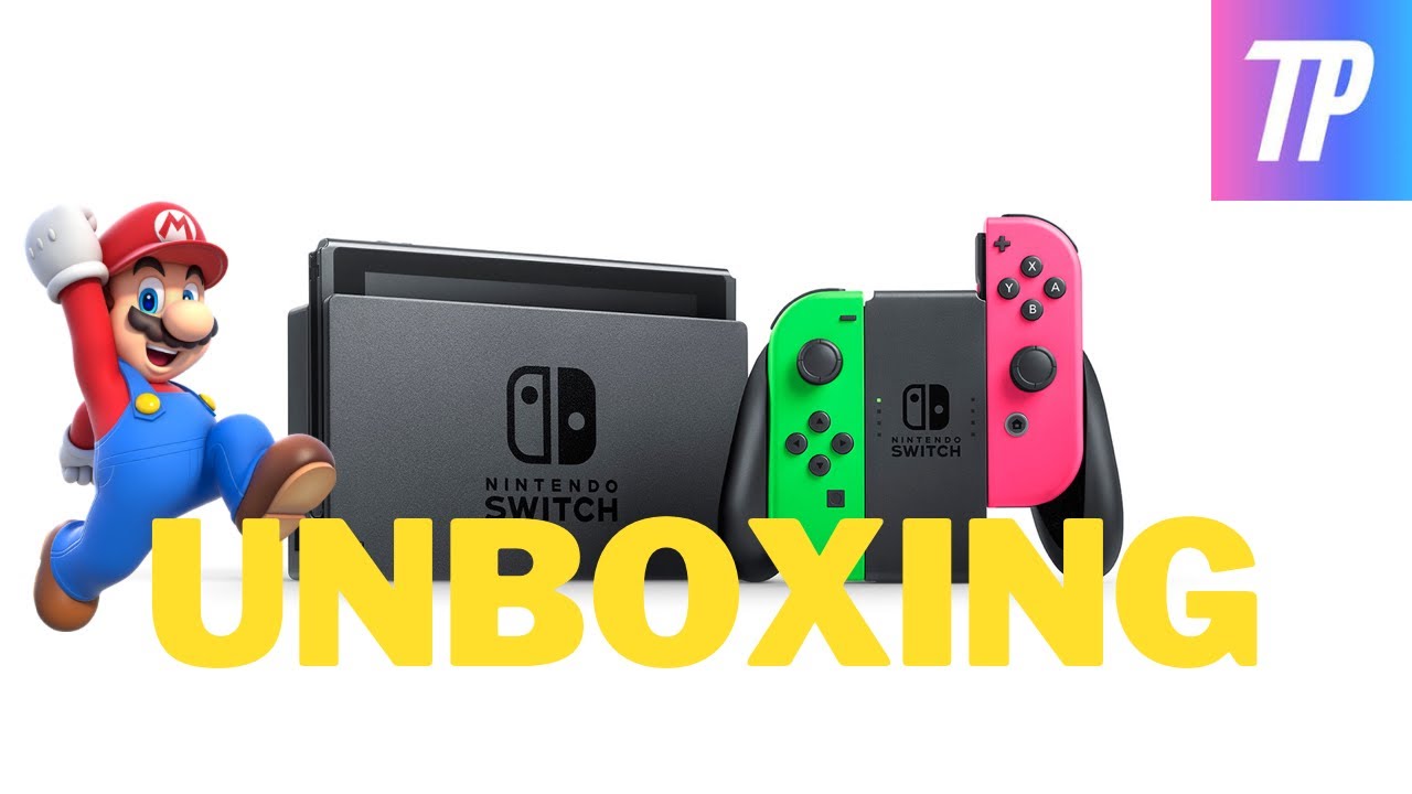 Unboxing the neon pink and neon green Joycons - YouTube